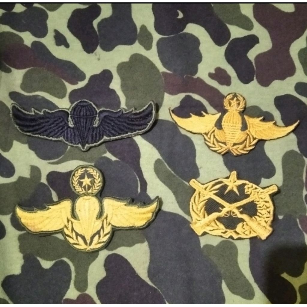Jual patch para jadul patch tentara jadul brevet jadul terjun payung ...