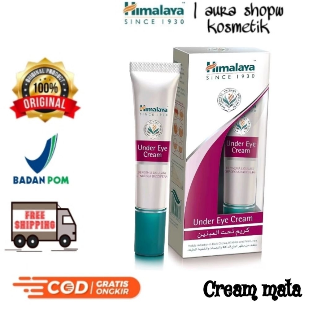 Jual HIMALAYA UNDER EYE CREAM 15ml / CREAM MATA PANDA | Shopee Indonesia