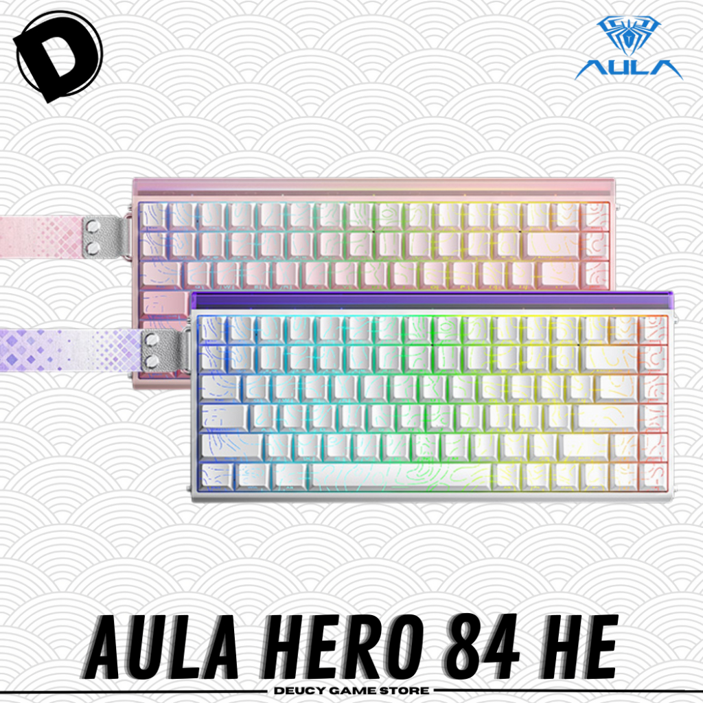 Jual Aula HERO84 HE Magnetic Switch Rapid Trigger Hall Effect Keyboard ...