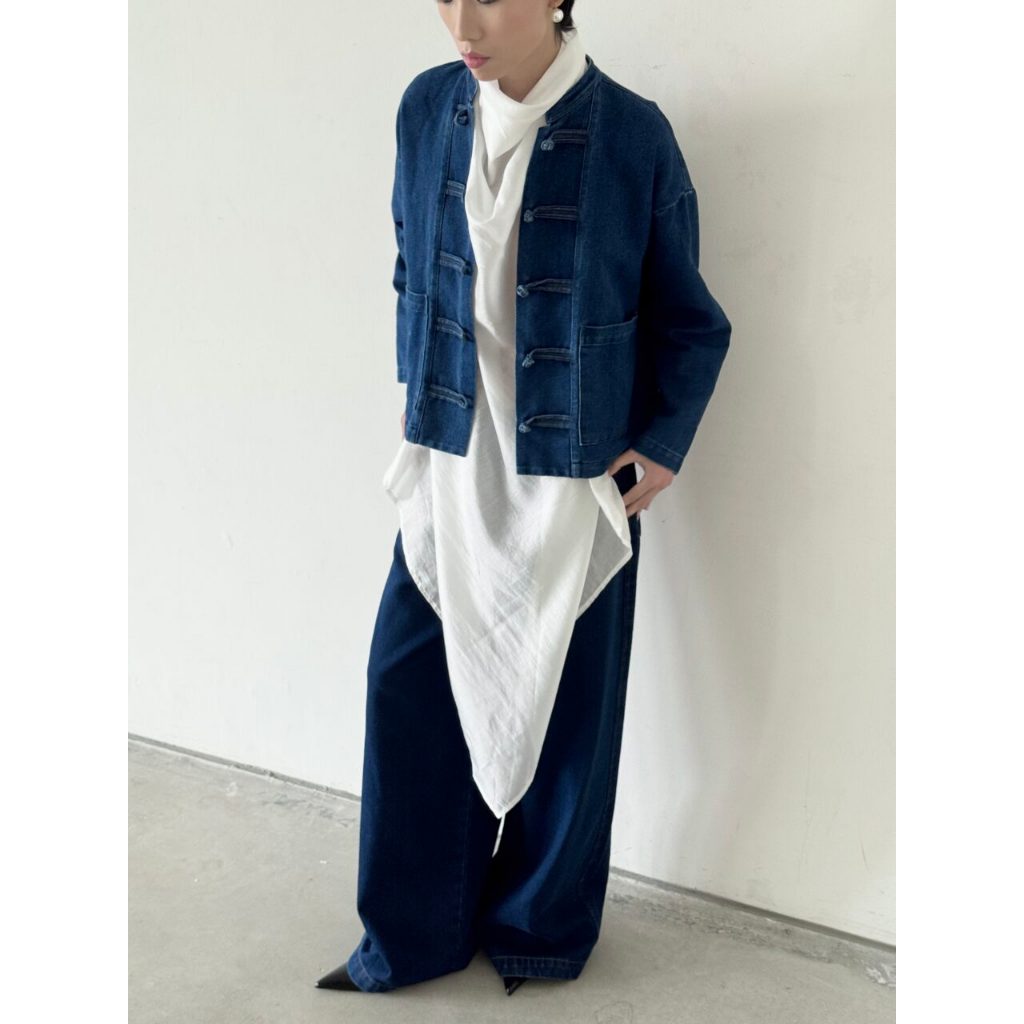 Jual Shopatvelvet - Mai Denim Jacket | Shopee Indonesia