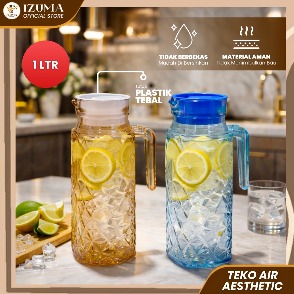 Jual IZUMA Teko Air Aesthetic 1 Liter | Pitcher Air Minum Portable ...