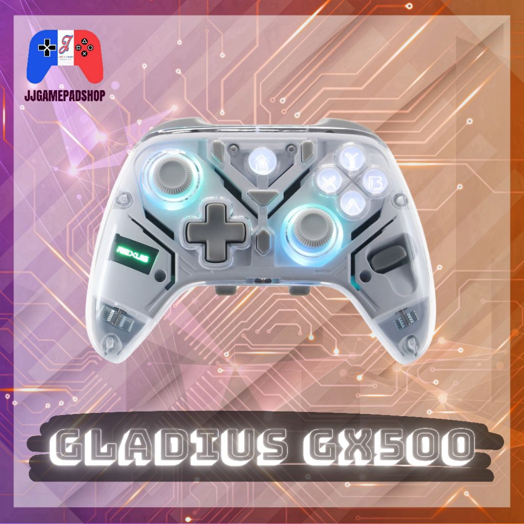 Jual Rexus Gladius GX500 with Gyro Sensor (White) | Shopee Indonesia