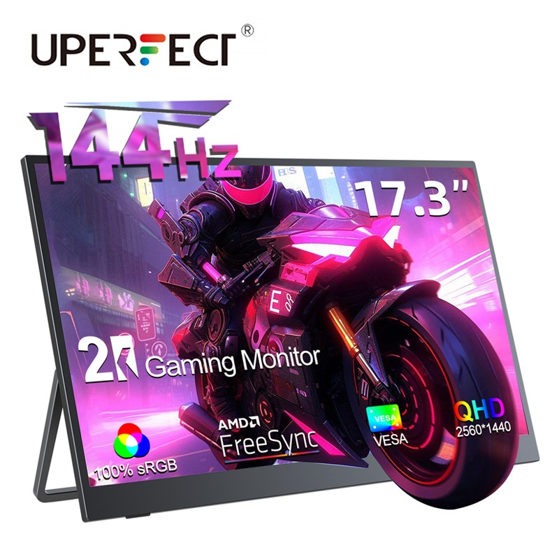 Jual UPERFECT 17.3inch Portable Monitor 2K 144Hz USB-C Laptop Monitor ...