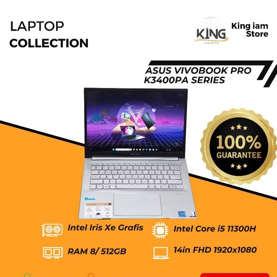 Jual ASUS Vivobook Pro K300PA i5 Gen 11 RAM 8GB SSD 512GB Layar WQXGA ...