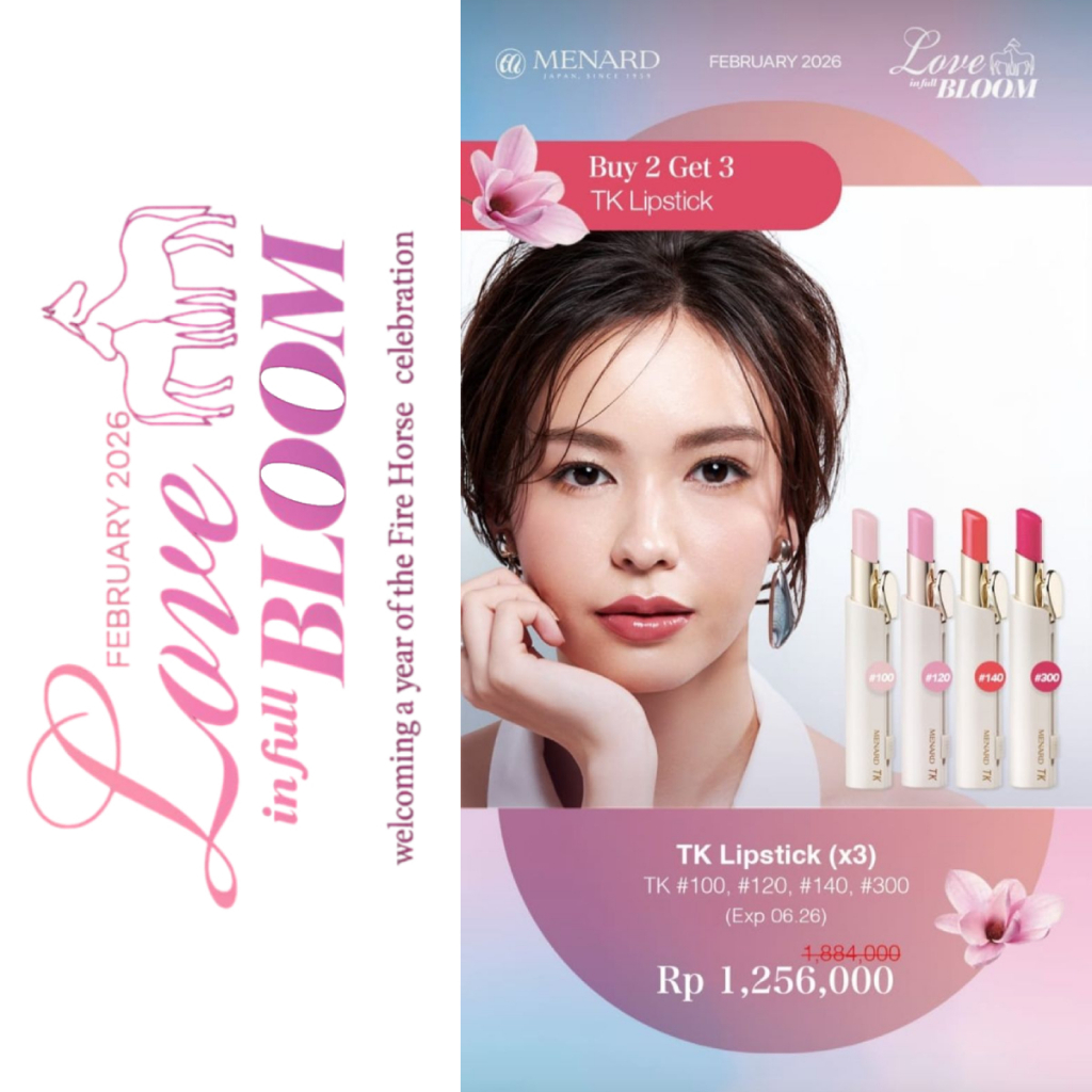 Jual MENARD One Touch Lipstick TK 3.2g | Shopee Indonesia