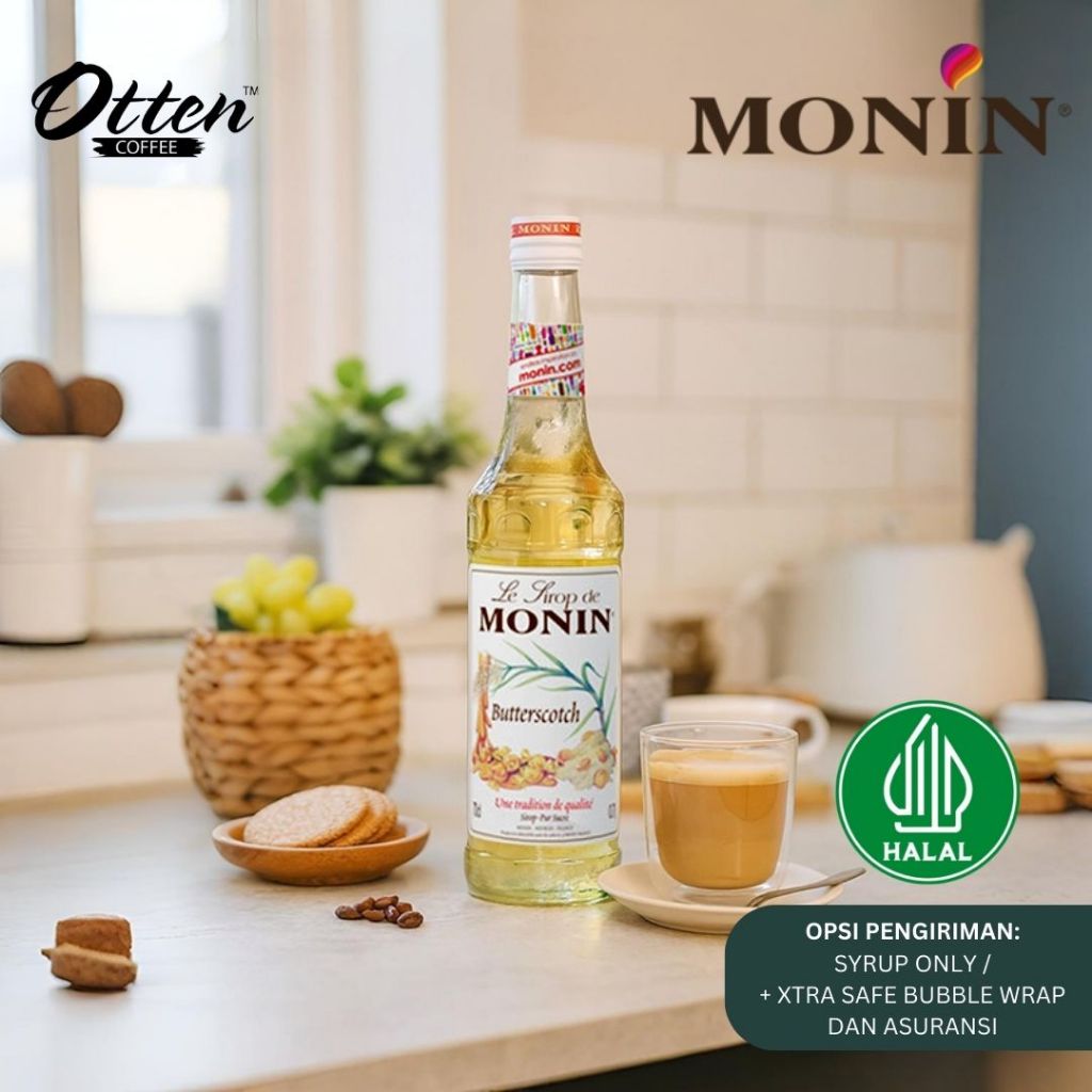 Jual Monin Butterscotch Syrup 700 ML - Sirup Minuman Rasa cocok untuk ...