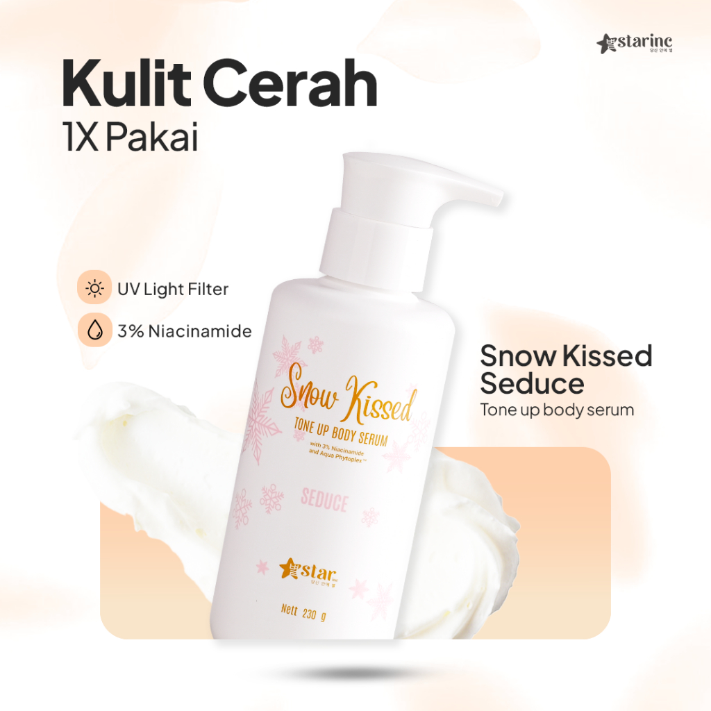 Jual Starinc Instant Tone Up Body Serum Snow Kissed Seduce 230g ...
