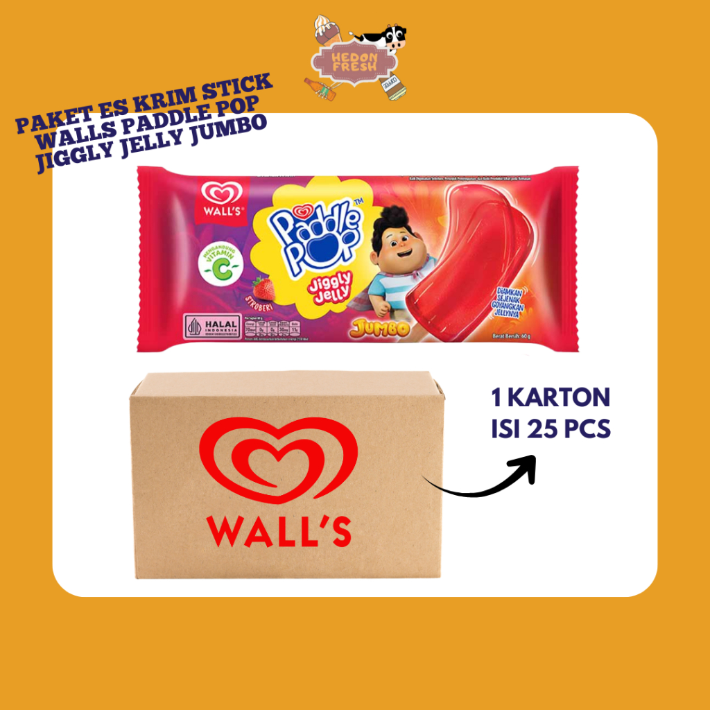 Jual Paket Es Krim Stick Walls Paddle Pop Jiggly Jelly Jumbo | Shopee ...