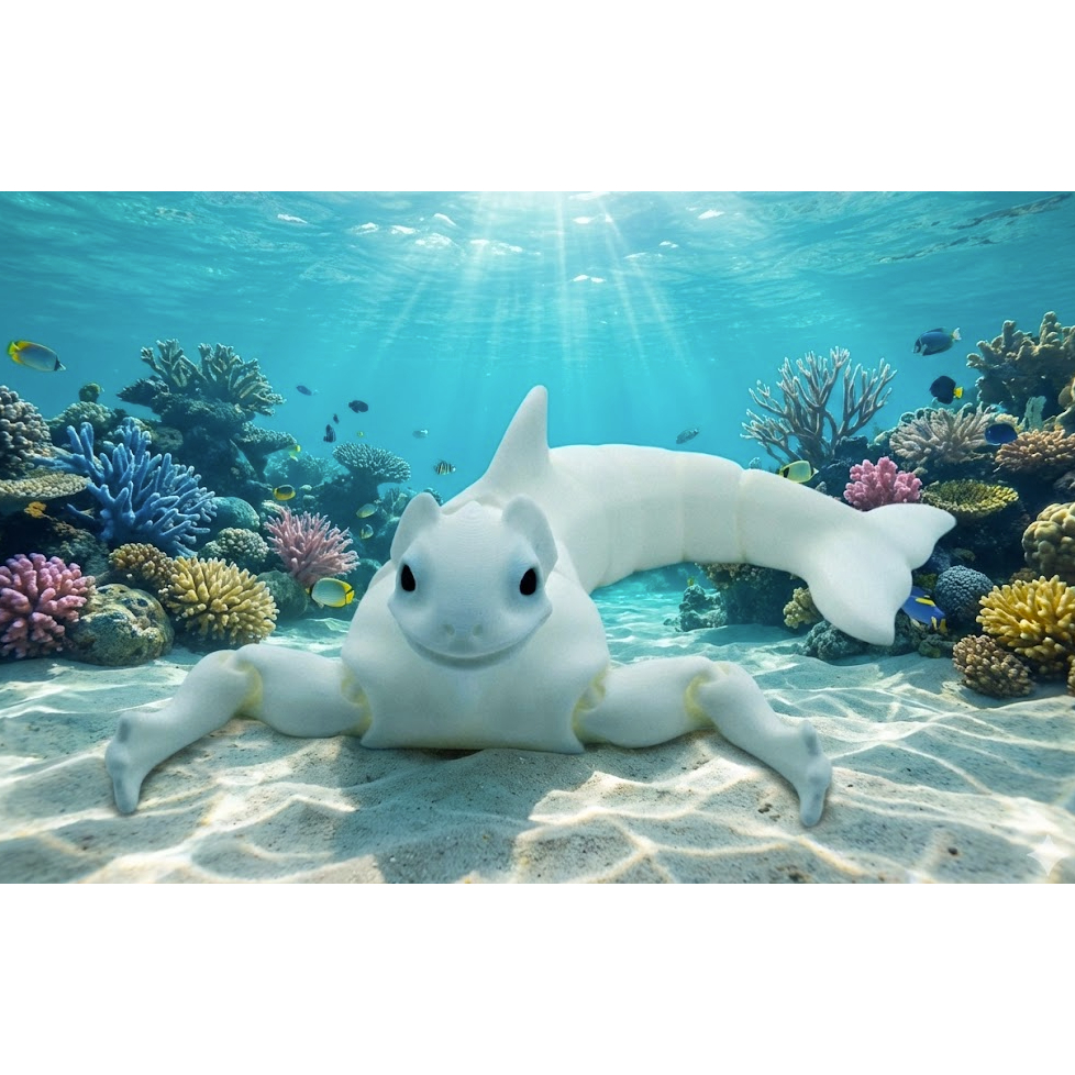 Jual Mainan Monster Laut Artikulasi Ningen Monster Laut Arktik – Sea ...