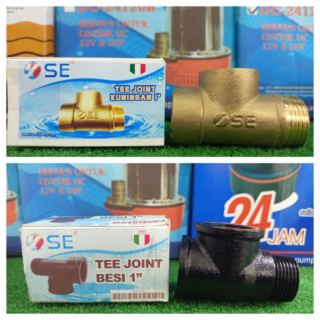 Jual TEE WAY / TEE JET PUMP 3 WAYS 1"/ TEE KUNINGAN/BESI merek SANEI ...