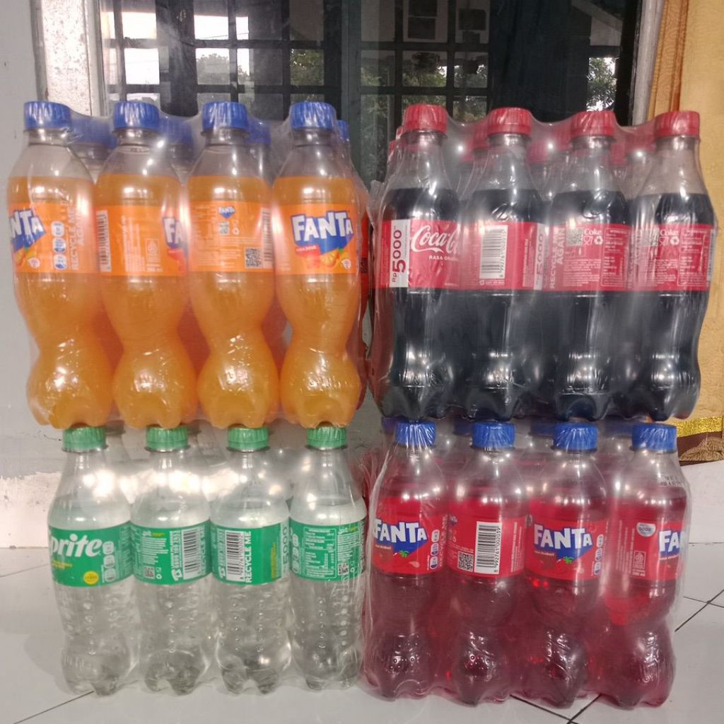 Jual coca-cola fanta sprite 390ML isi 12 botol murah | Shopee Indonesia
