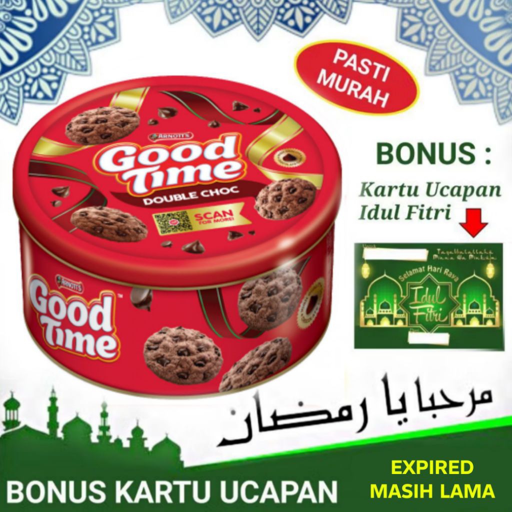 Jual GROSIR GOOD TIME COOKIES CHOCOCHIPS 133gr BISKUIT COKLAT KALENG ...
