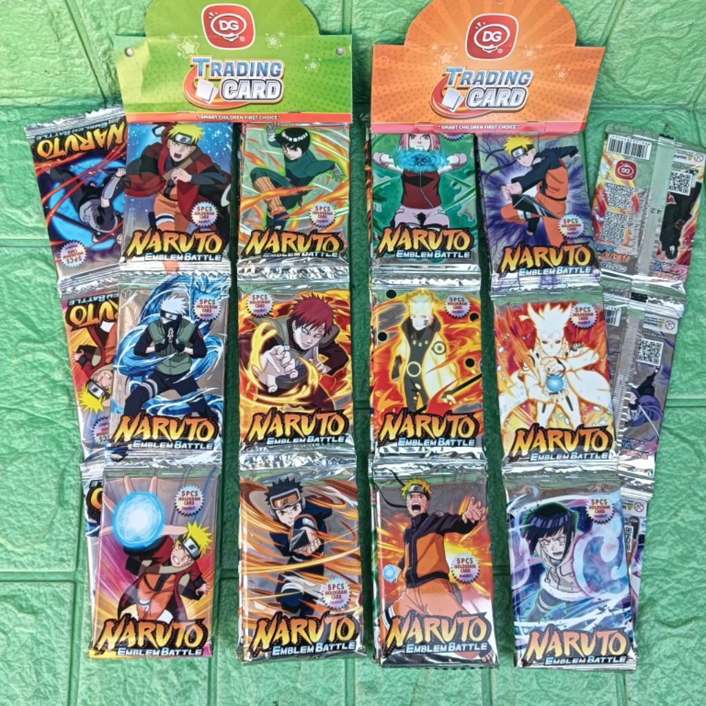 Jual 12 Sachet Mainan Kartu Foil NewDG NARUTO Shippuden Era Trading ...