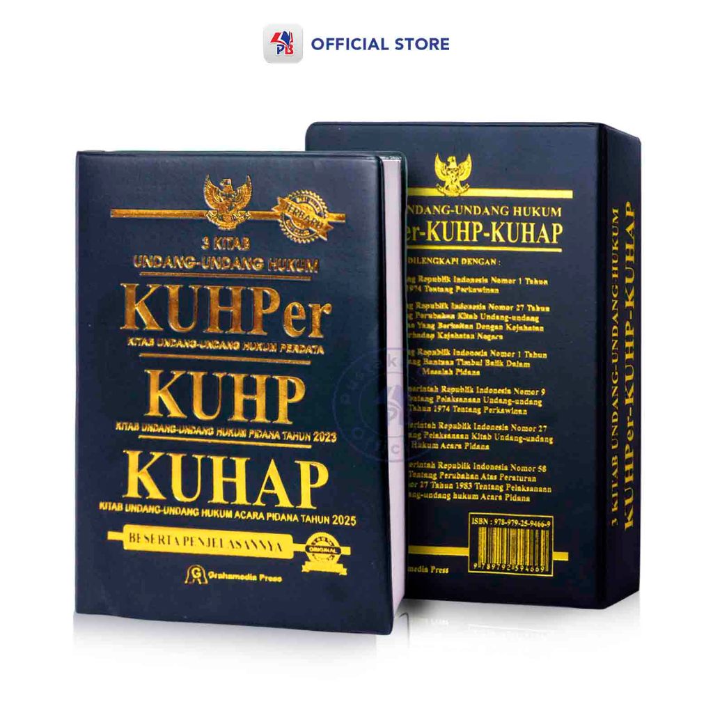 Jual Buku Hukum Undang Undang / 3 Kitab UU Hukum KALF COVER : KUHPer ...