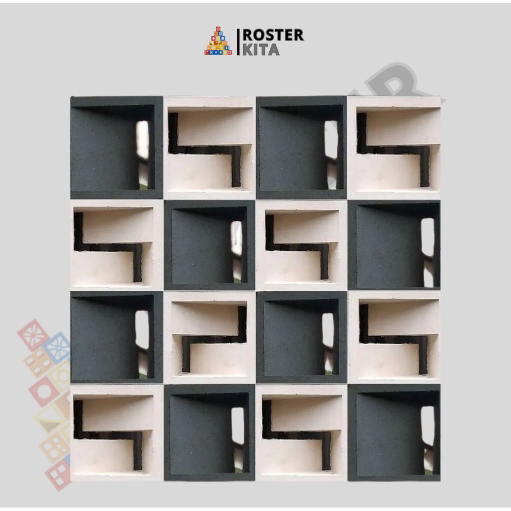 Jual Roster beton,roster minimalis,Roster putih,roster abu,bata Roster ...