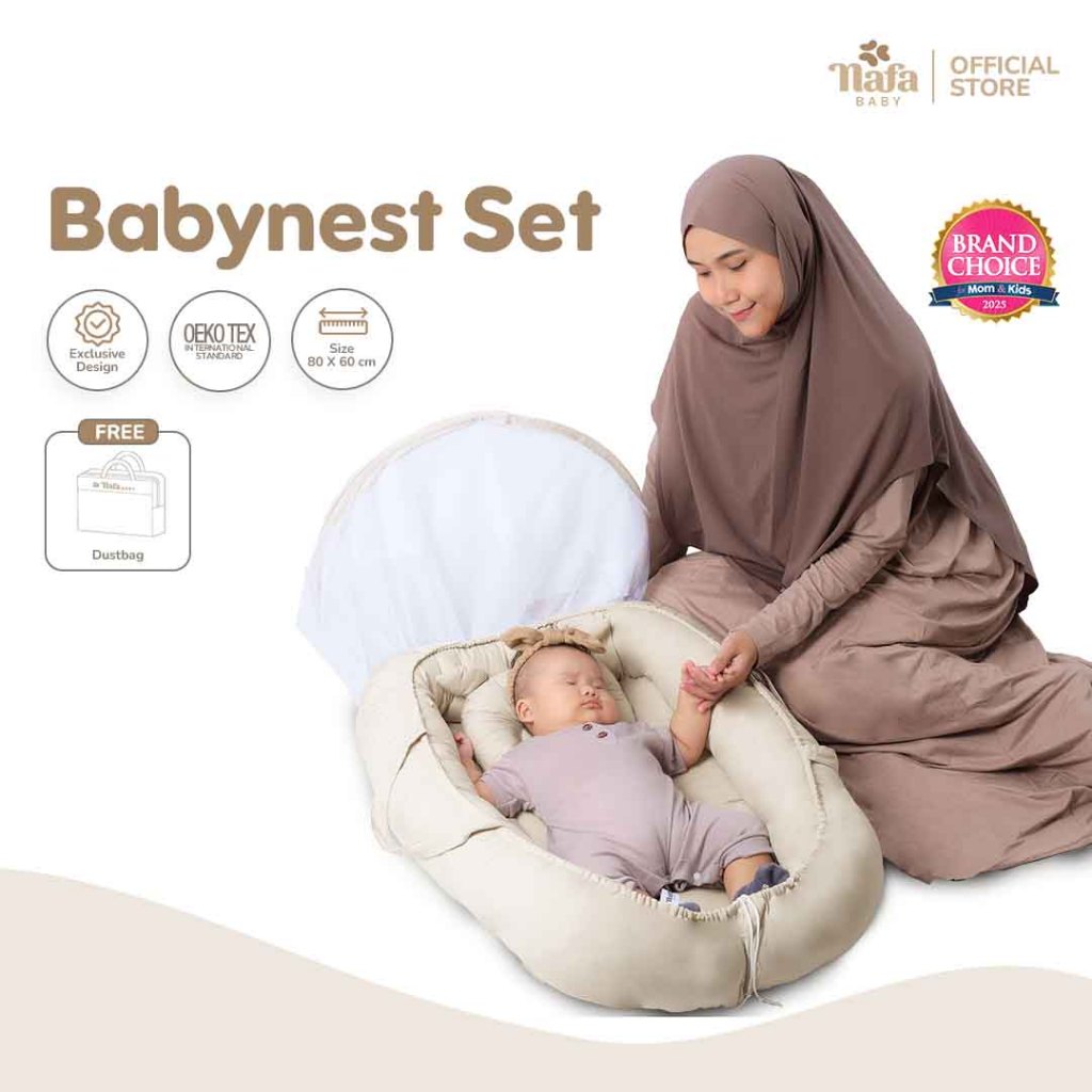 Jual NAFA BABY - Baby Nest Kasur Bayi Set Premium dengan Kelambu Anti ...