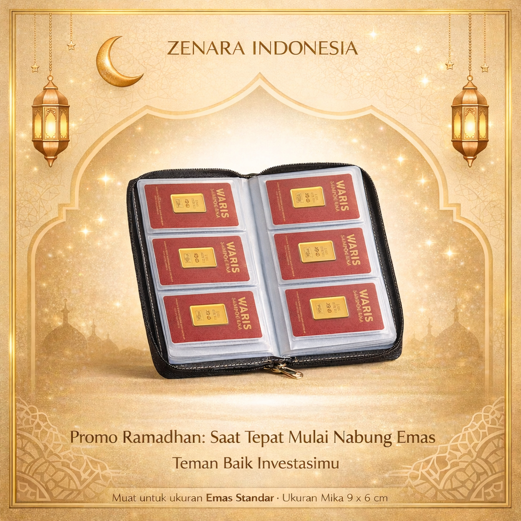Jual Zenara Indonesia - Dompet Logam Mulia Album Antam Tempat ...