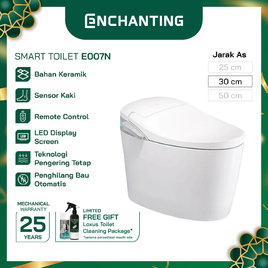 Jual Automatic Smart Toilet/Kloset Luxury Design Europe Enchanting ...