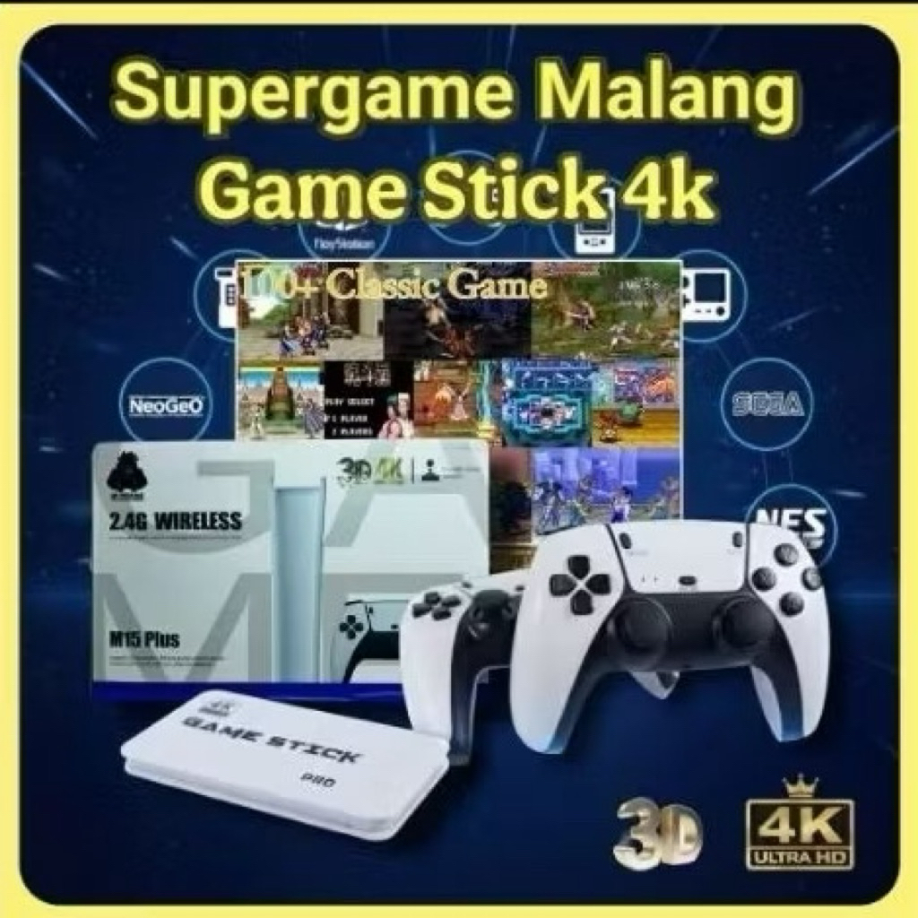Jual Game Box Plus 4K HD Game Stick TV Mini Console Retro Tv Video Stik ...