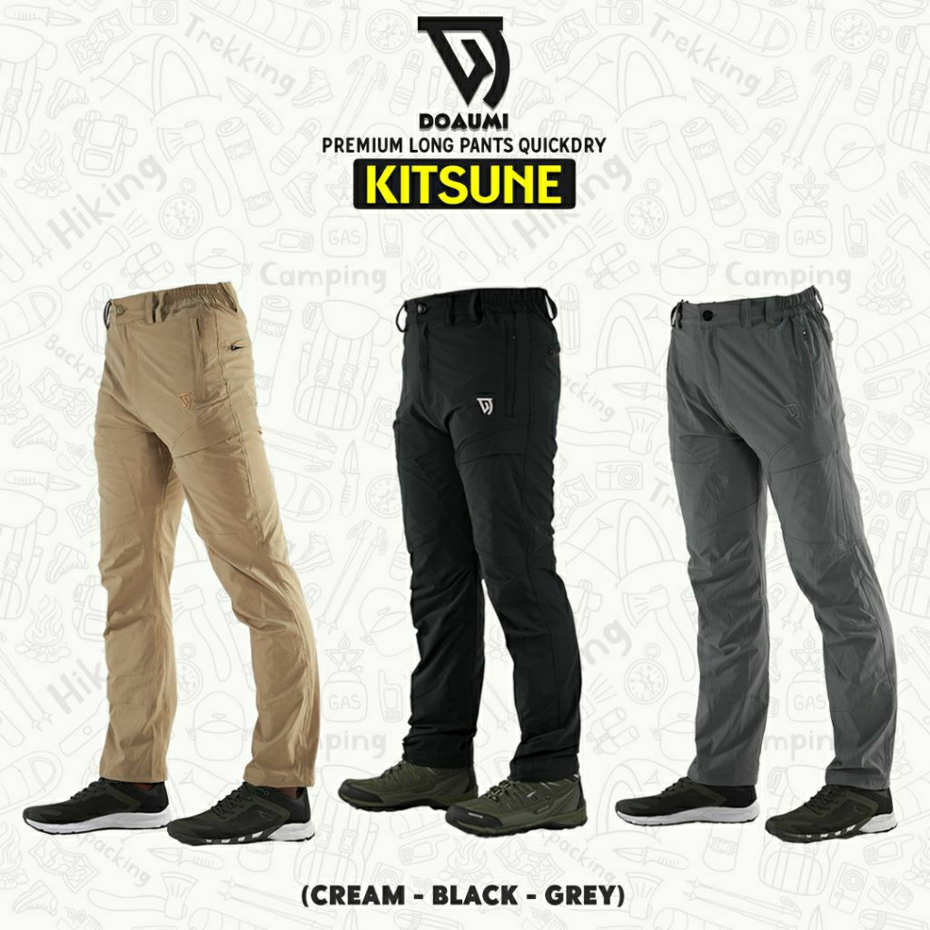 Jual CELANA PANJANG GUNUNG QUICK DRY DOAUMI KITSUNE PREMIUM LONG PANTS ...