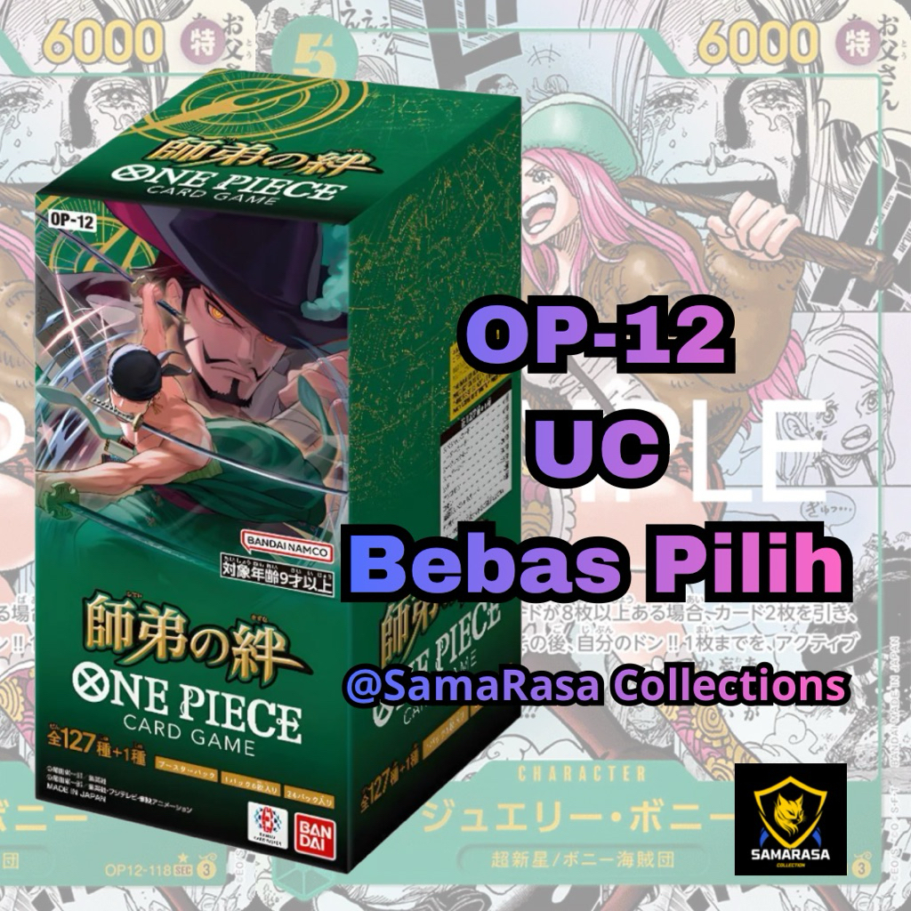 Jual Kartu One Piece TCG OP-12 Character Rarity UC Original Jepang ...
