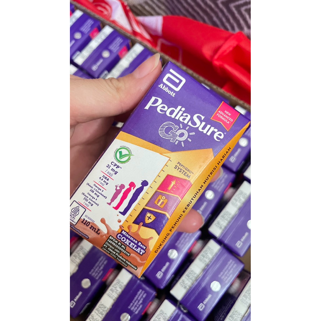 Jual Pediasure Go Cokelat Formula UHT 40x110ml (Satu Dus) | Shopee ...
