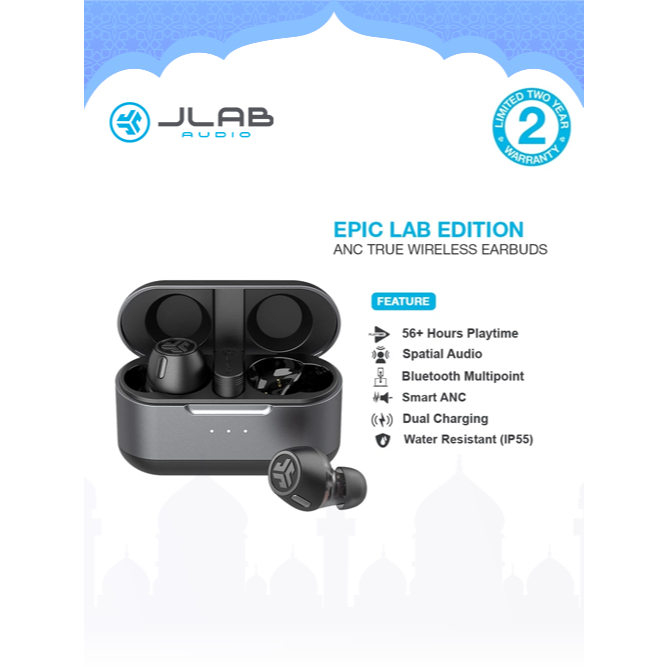 Jual JLab EPIC LAB ANC TWS Bluetooth Earphone Mini Earbuds Wireless ...