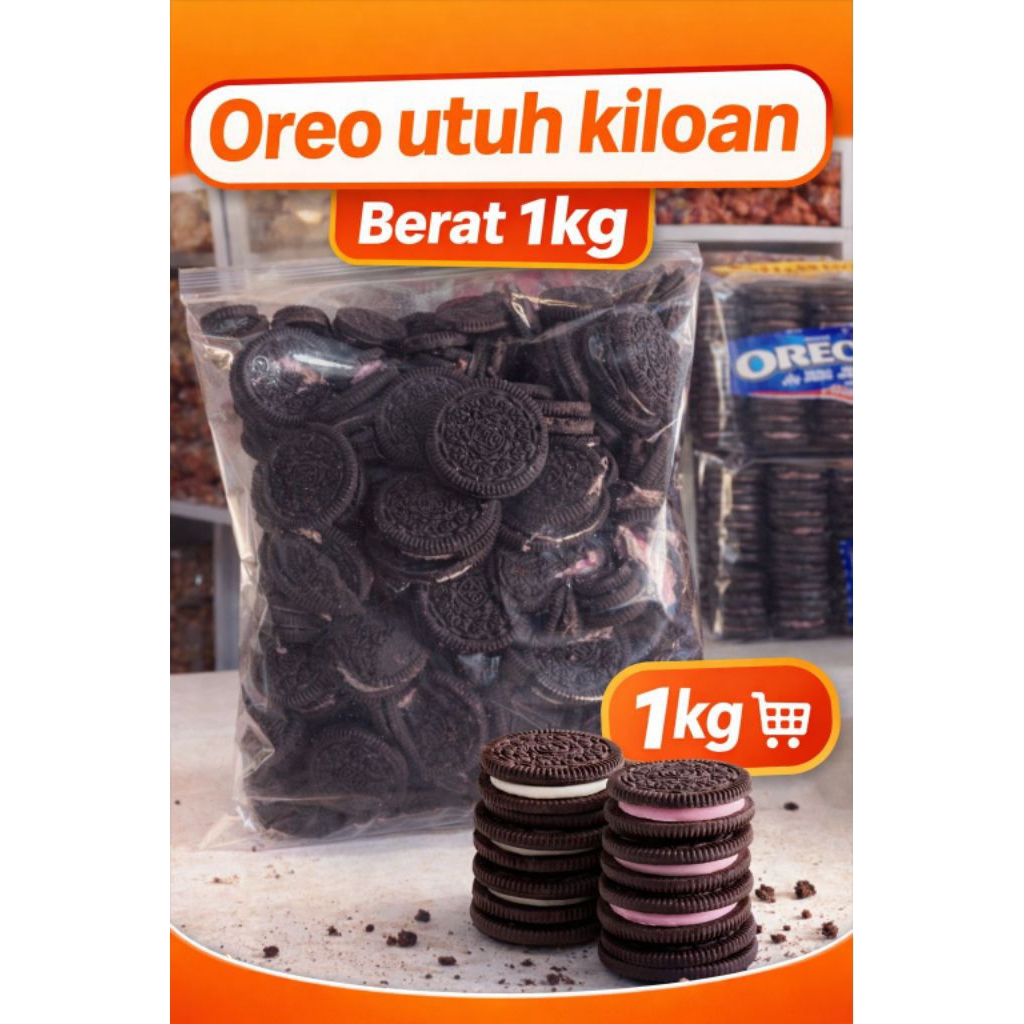 Jual Oreo utuh kiloan berat 1kg | Shopee Indonesia