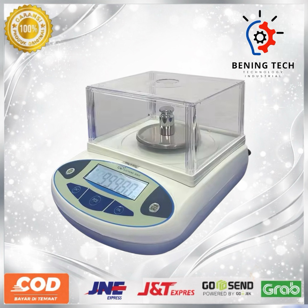 Jual Timbangan Lab 0.001g Max 500g Digital Scale 1mg 0.001 g 500 gram ...