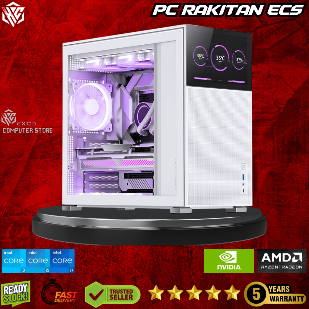 Jual PC Gaming 1440p Ultra VGA RTX 5050 | i7 12700F RAM 16GB | ECS ...