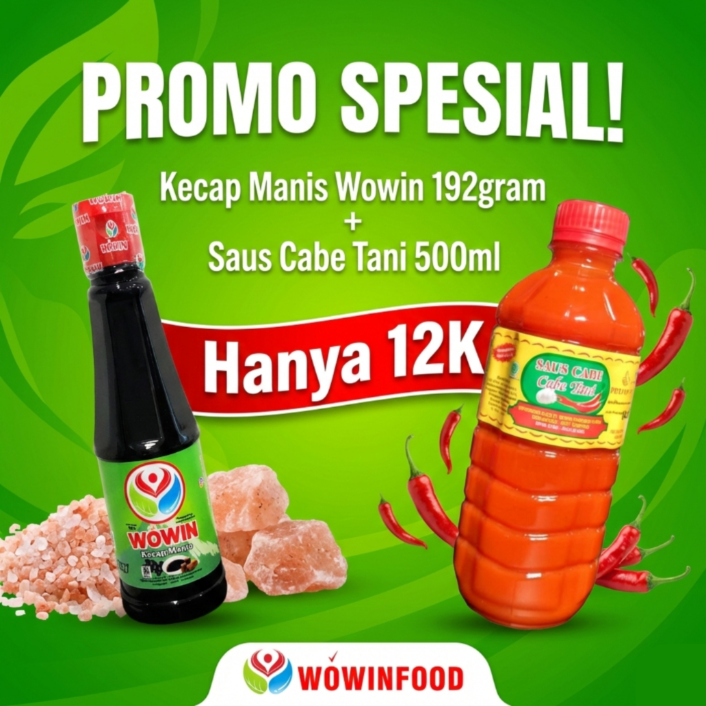 Jual BUY 1 GET 1 CABE TANI SAUS SAMBAL BOTOL 500ML + FREE KECAP MANIS ...