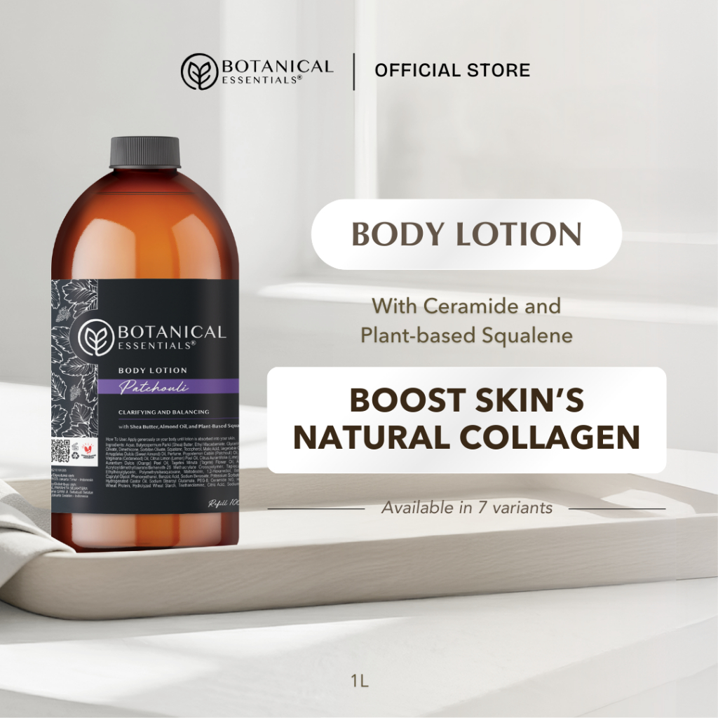 Jual Botanical Essentials - Body Lotion Refill 1L With Pump | Shopee ...