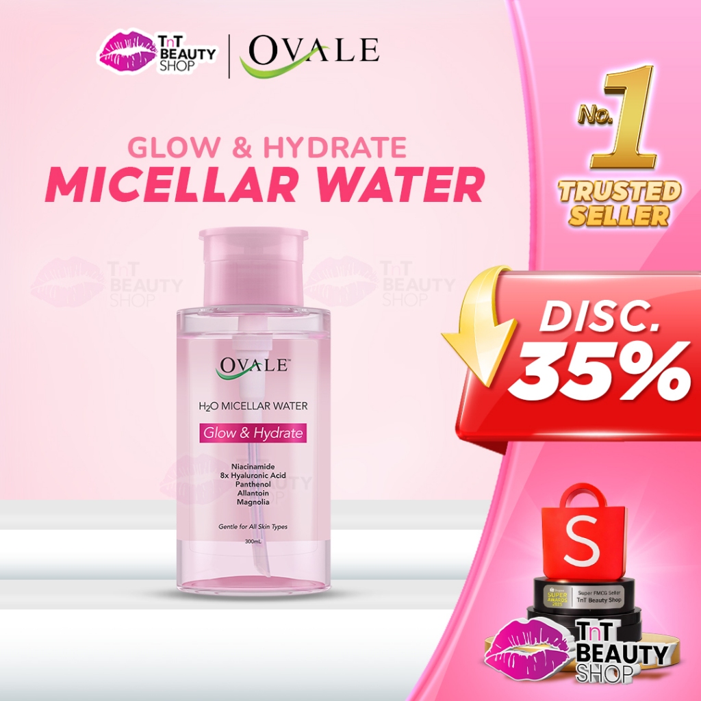 Jual Ovale Natural H2O Micellar Cleansing Water 300ml | TnT Beauty Shop ...