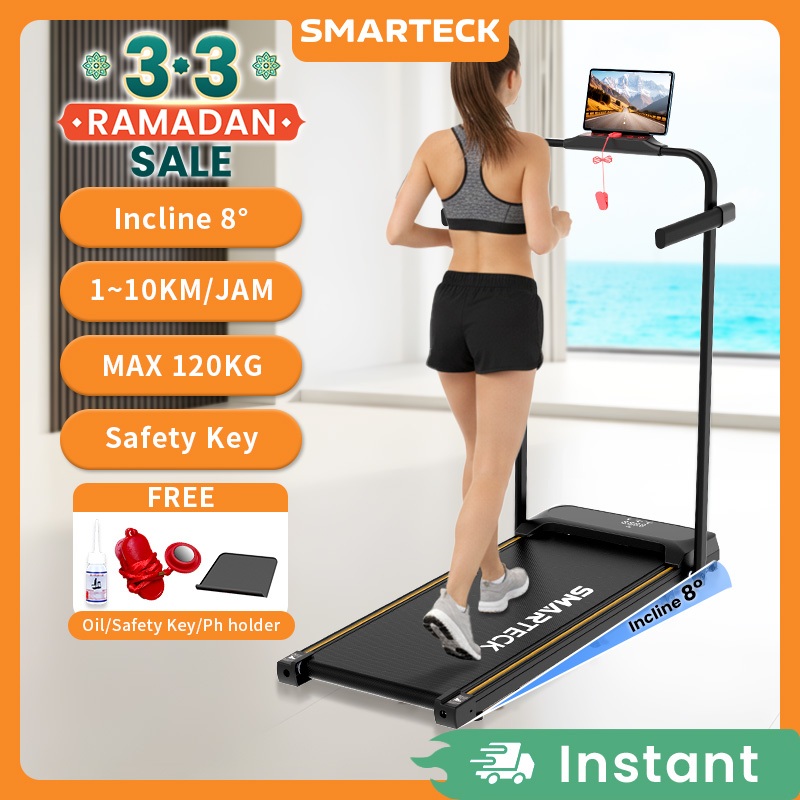 Jual Smarteck Listrik Treadmill SMT01-HK Incline LED Display Kontrol ...