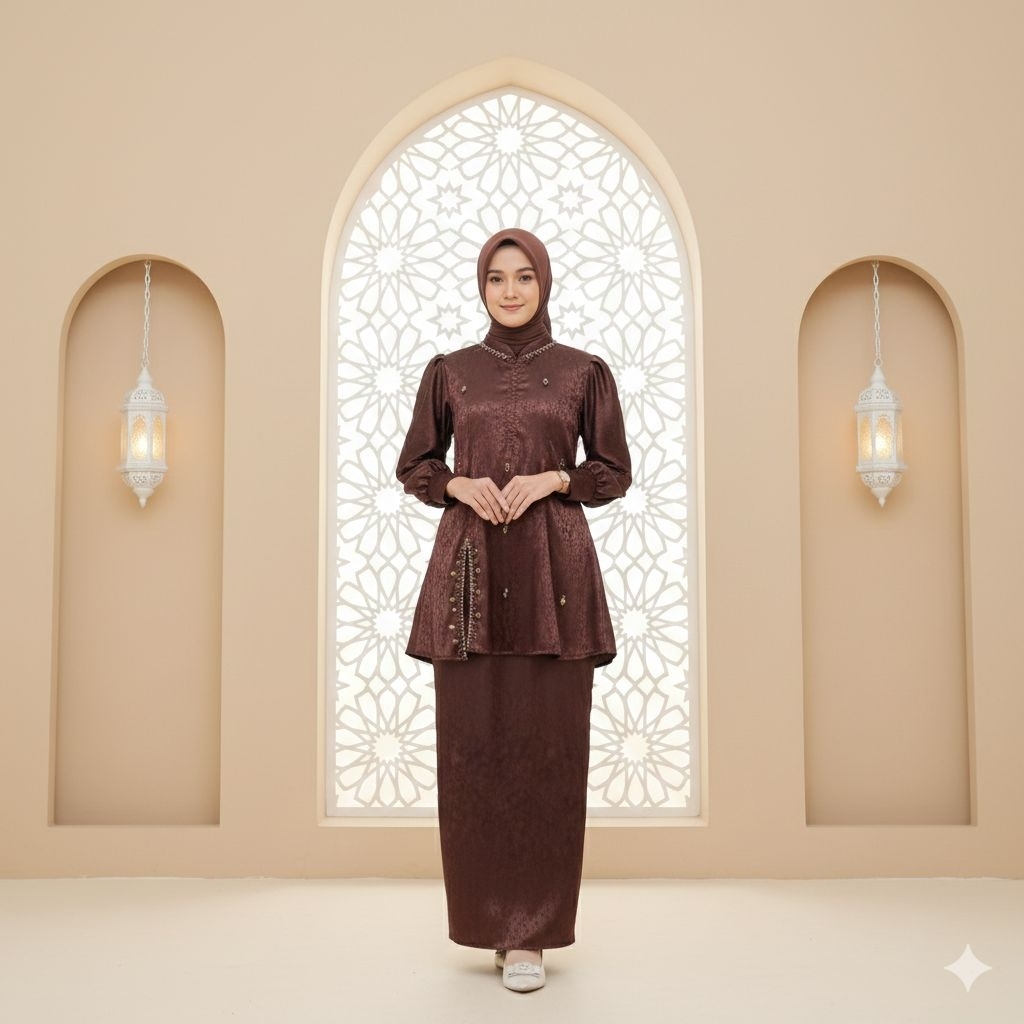 Jual ZAFRINA - HAYATI SET KURUNG MELAYU | Shopee Indonesia