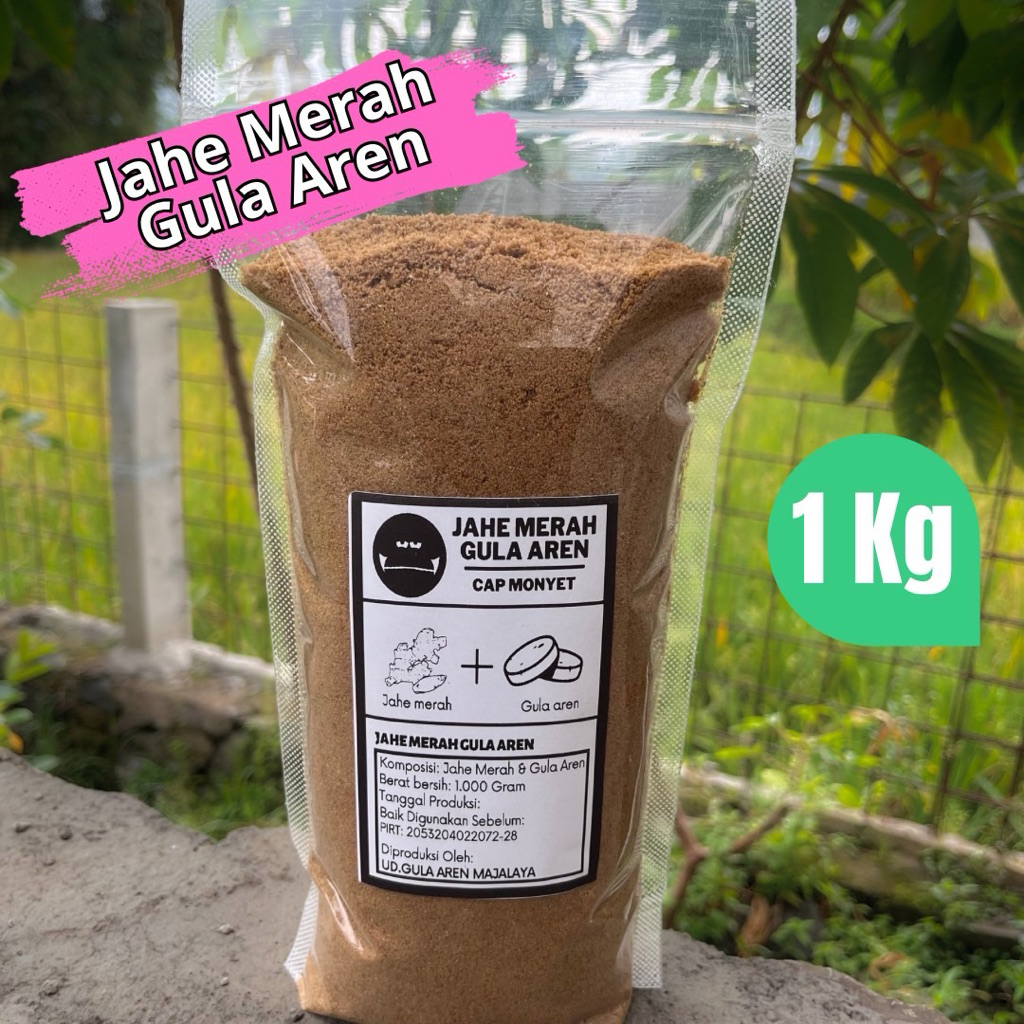 Jual Jahe Merah Gula Aren Murni Tanpa Campuran 1kg | Shopee Indonesia
