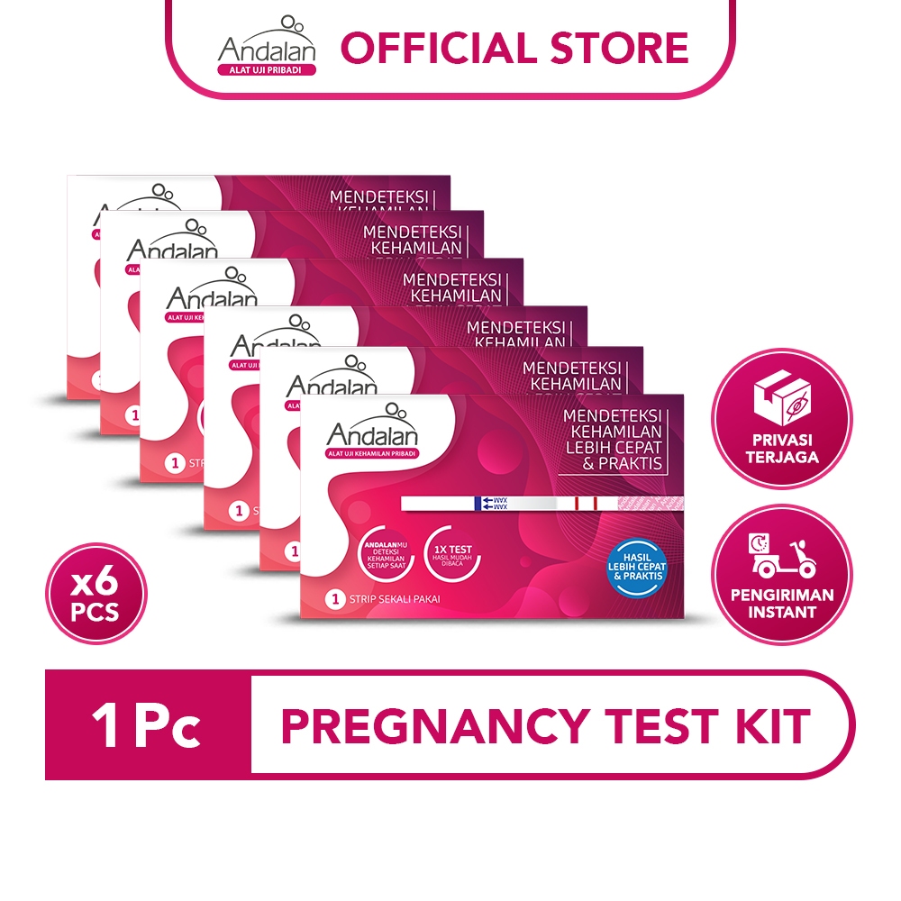 Jual Andalan Pregnancy Test Kit x 6 | Shopee Indonesia