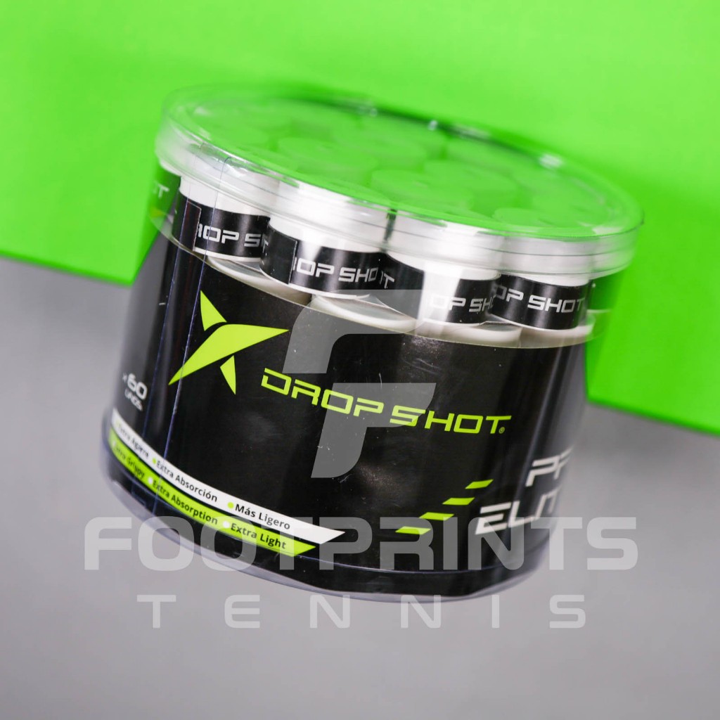 Jual Grip Padel DropShot Pro Elite Overgrip Satuan White Racket Padel Grips Raket Drop Shot ...