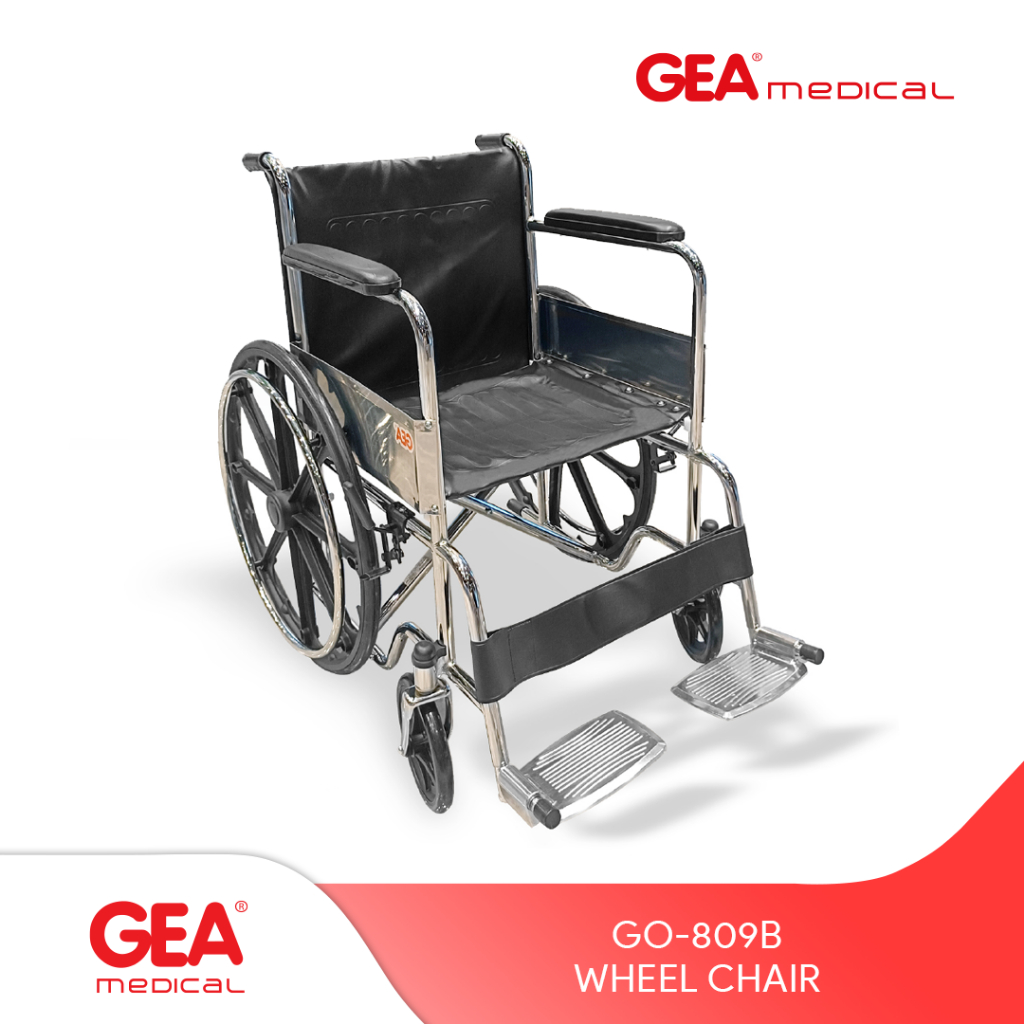 Jual GEA Wheelchair (Kursi Roda) Std Velg Racing GO 809B | Shopee Indonesia