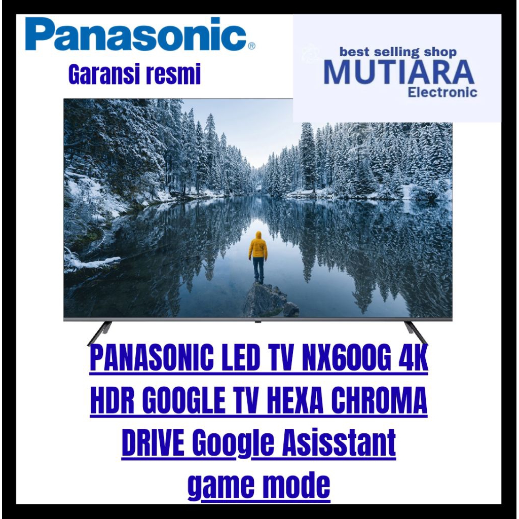 Jual PANASONIC TH-55NX600G / 55NX600G 4K Google tv 55 INCH | Shopee ...