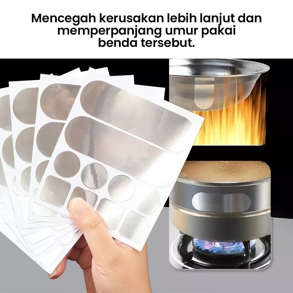 Jual Penambal Panci 1 Lembar (isi10pcs) Lem Panci Alumunium Bocor Tahan ...