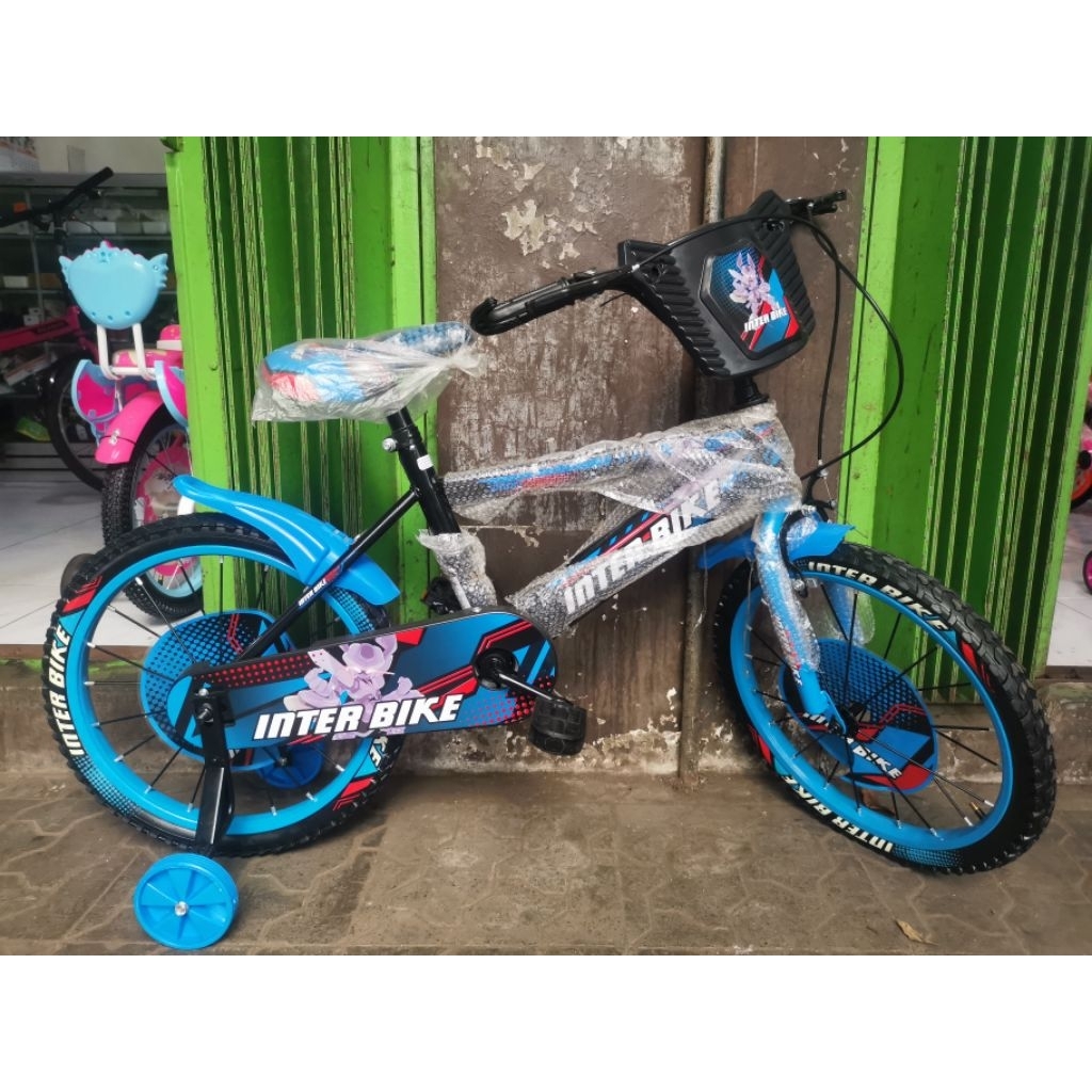 Jual SEPEDA BMX 18 INTERBIKE BAN KECIL RODA SAMPING | Shopee Indonesia