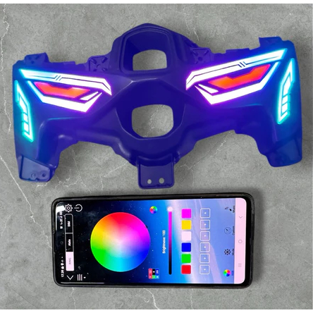 Jual FRAME HEADLAMP NMAX TURBO NMAX NEO CUSTOM LAZY RGB VERSI 3 ...