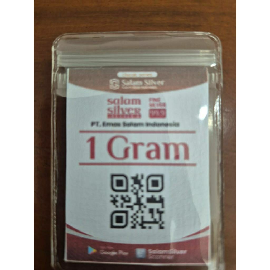 Jual Perak mini Salam Silver 1 gram - 5 gram 999.9 (dgn nota & BB ...