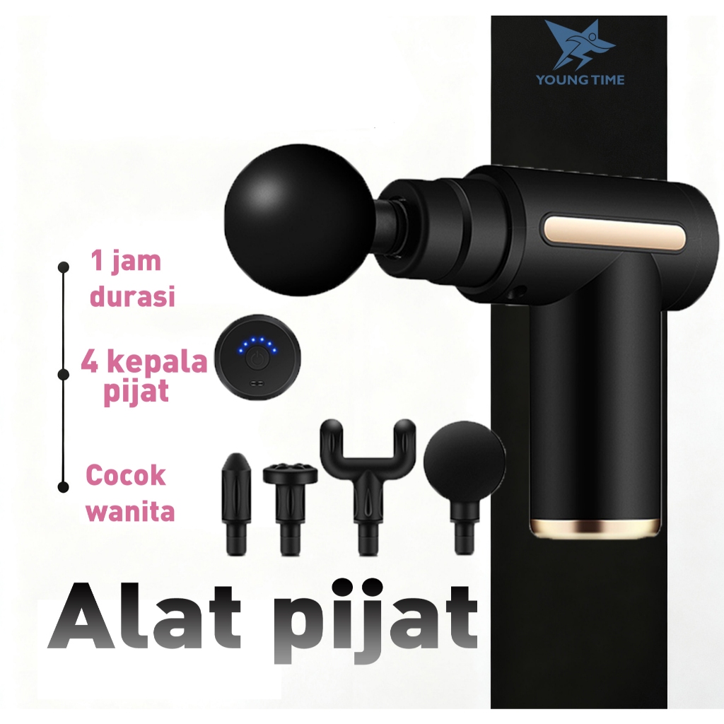 Jual Alat Pijat Elektrik Mini Fascial Gun Massage Gun Smart Alat Pijat ...