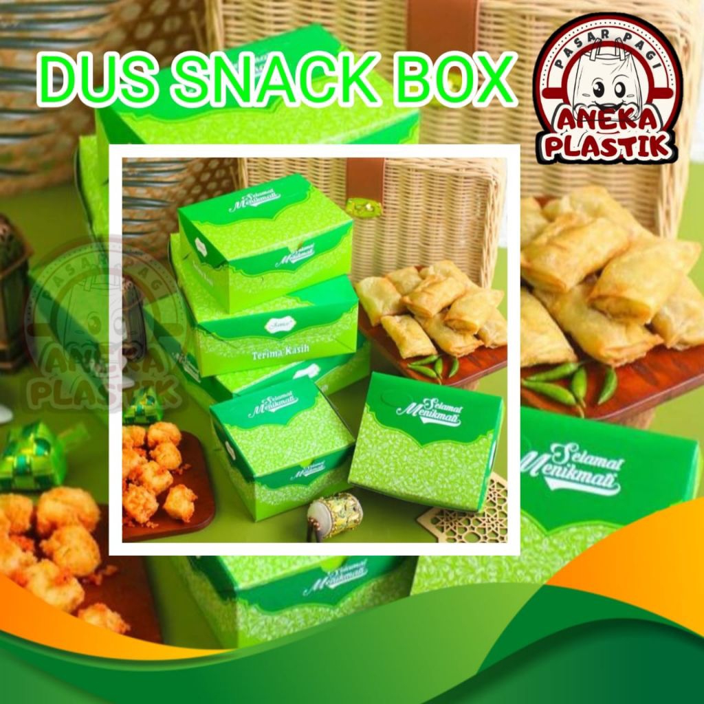 Jual DUS SNACK | DUS KUE | DUS ROTI CEMILAN UKURAN 12x12 12x14 12x16 ...