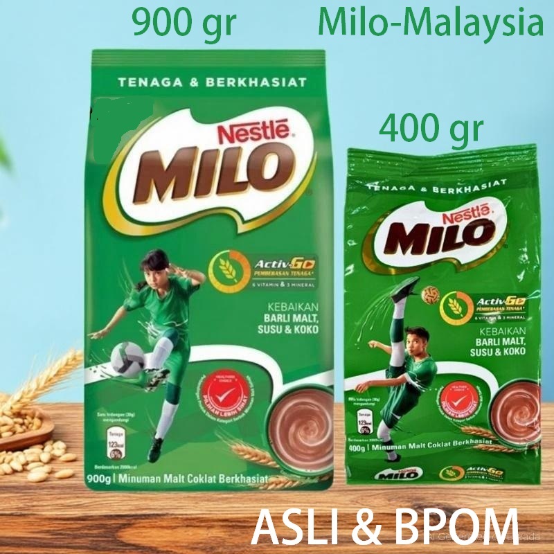Jual NESTLE MILO Activ-Go MALAY Bubuk Coklat Milo MYSIA Milo Barli Malt ...