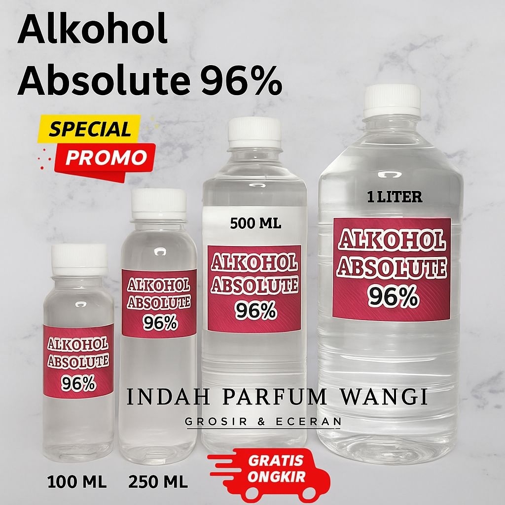 Jual Absolute 96% Pelarut Parfum Premium Isi 1 Liter – Cocok untuk ...