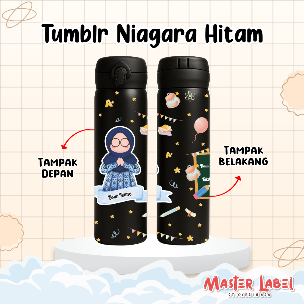 Jual Tumblr custom nama Tumbler Custom botol minum custom kado unik ...