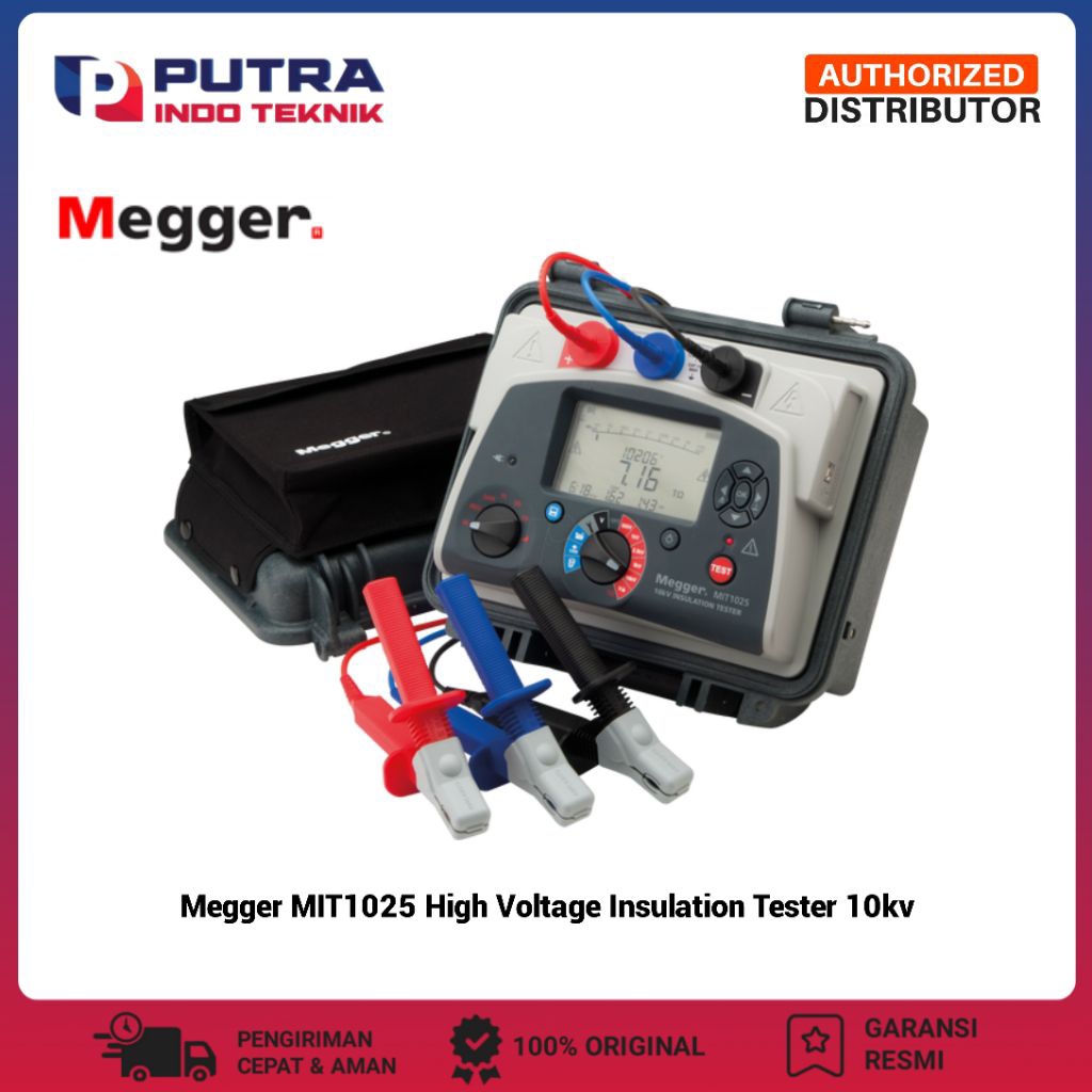 Jual Megger MIT1025 High Voltage Insulation Tester 10kv | Shopee Indonesia